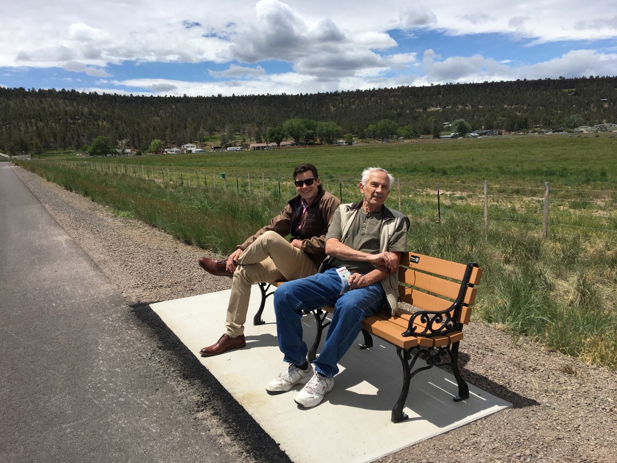 Benches installed at the Wetlands – Crook County On The Move